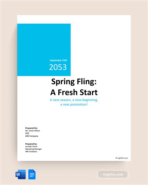 Promotion Proposal Template Craft Your Career Advancement Pitch