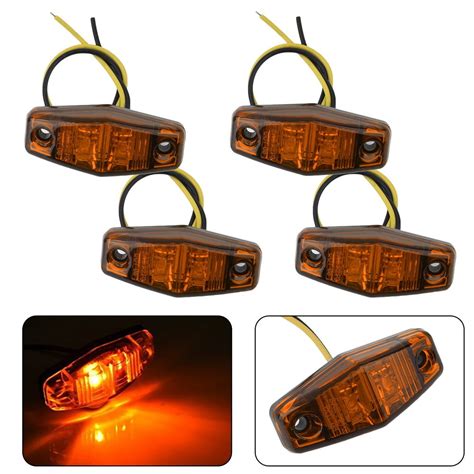 Parking Light Side Lights Clearance Light Energy Saving Amber Led Side Marker Lights For