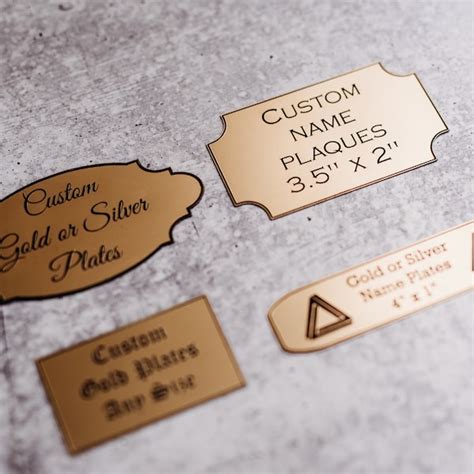 Personalized Engraved Trophy Plates Etsy