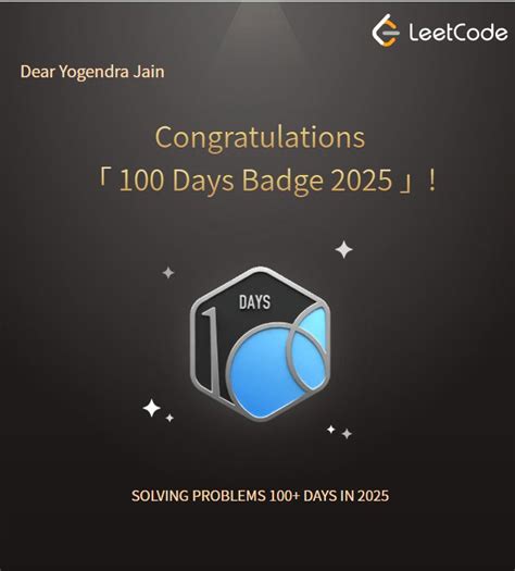 100daysofcode Leetcode Learningjourney Problemsolving