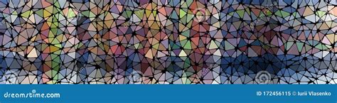 Abstract Low Polygon Gradient Generative Art Background Illustration Stock Vector Illustration