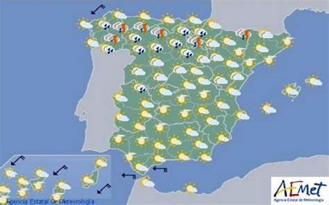 Aemet Pronóstico Del Tiempo En Toda España Hoy 01 De Octubre Del 2019