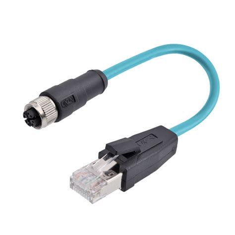 Xコードm12からrj45イーサネットケーブルコネクタシャインインダストリー