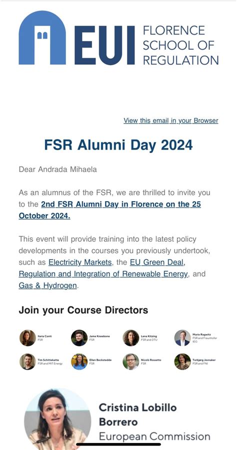 Andrada Nicolescu On Linkedin The Type Of Invitation I Am Proud To Receive See You In Florence