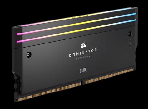 海盗船dominator titanium ddr5钛金统治者，全新简约设计、8000mhz、192gb套装、amd 英特尔通吃 发烧友