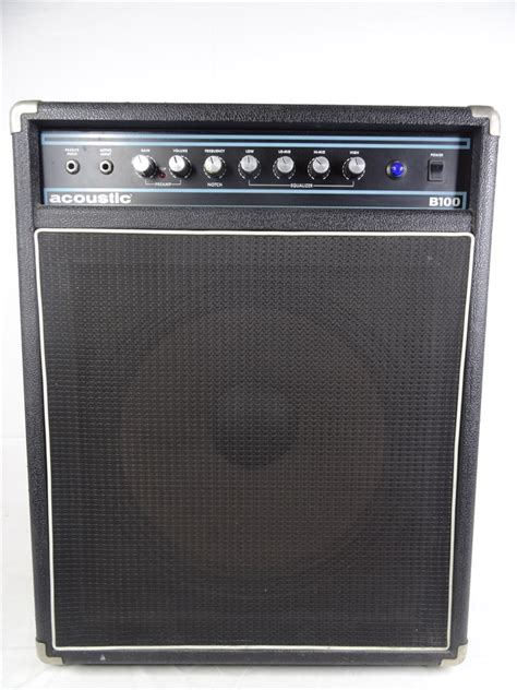 Shopthesalvationarmy Acoustic B100 Large Amplifier Working [156j]