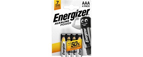 Energizer AAA Micro Alkaline Power LR03 Batterien 4er Packung