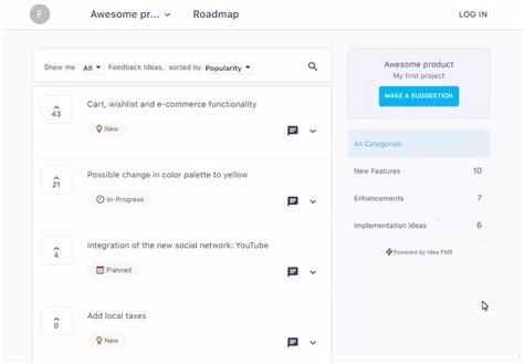 Idea Feedback Management System Crm Feedback And Feature Requests For