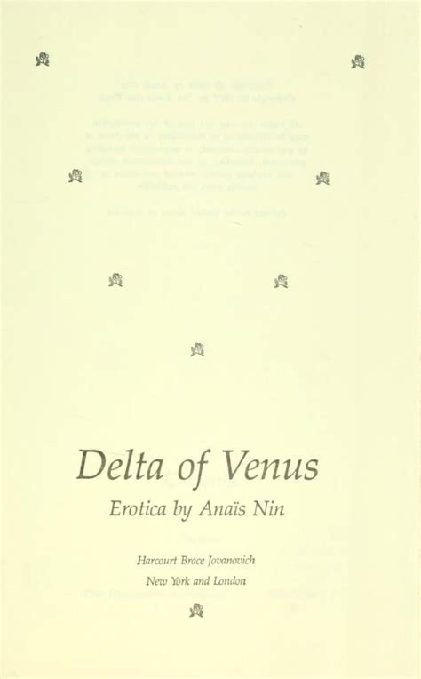 Book Review Discussion Delta Of Venus By Anais Nin Dazed Mari