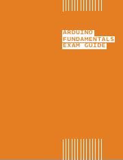 735554 Arduino Fundamentals Exam Guide EN Pdf ARDUINO FUNDAMENTALS EXAM GUIDE BEFORE THE EXAM