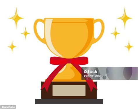 트로피 컵 수상 평면 스타일의 벡터 아이콘입니다 챔피언 골든 트로피 1위에 대한 스톡 벡터 아트 및 기타 이미지 1위 금 금속 금색 Istock