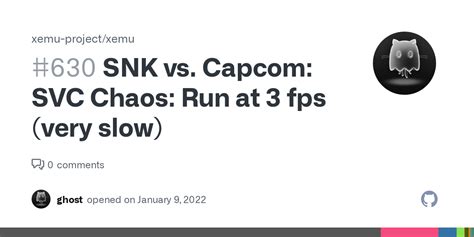 SNK Vs Capcom SVC Chaos Run At 3 Fps Very Slow Issue 630 Xemu
