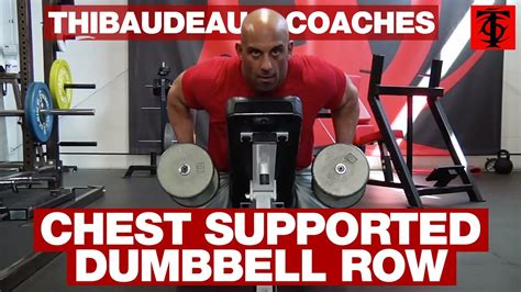 Chest Supported Dumbbell Row - YouTube
