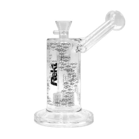 Rekt 10 Showerhead Dab Rig Honeycomb Pattern Prohibition