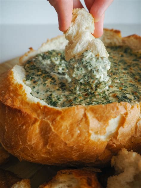 Spinach Cob Loaf Dip Recipe