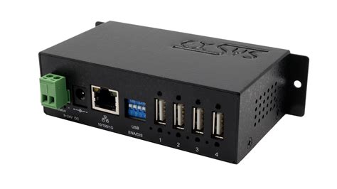 Usb Server Ethernet 1gigabit To 4x Usb 20 15kv Esd Metal Case Ex