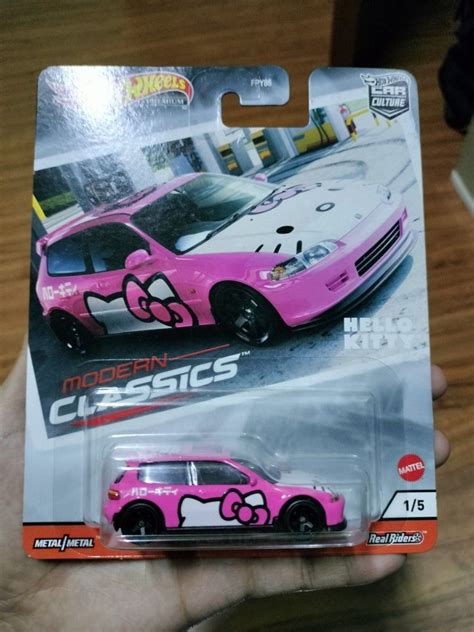 Hotwheels Honda Civic Eg Hello Kitty On Carousell