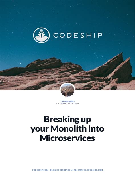 Codeship Breaking Up Your Monolith Into Microservices Pdf Mobile