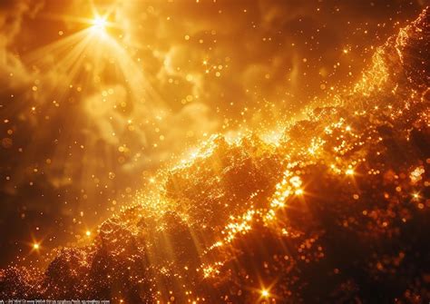 Premium Photo The Sun Shines Through The Night Sky