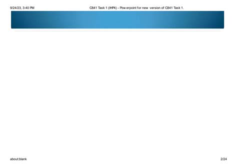 Solution C841 Task 1 Ihp4 Powerpoint For New Version Of C841 Task 1