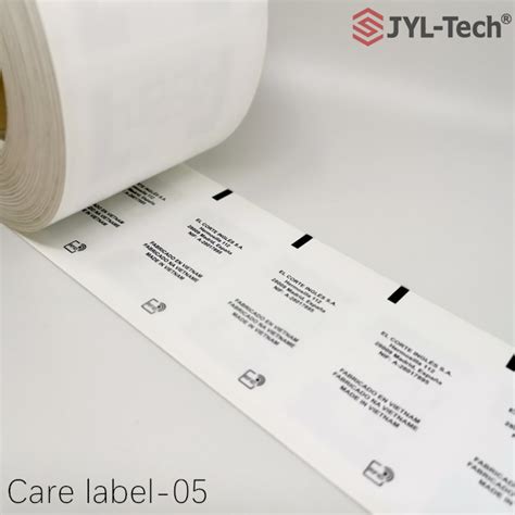 Epc Gen2 Long Range Passive Clothing Uhf Rfid Care Label For Fabric
