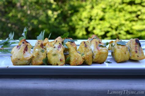 Coconut Curry Chicken Skewers Lemony Thyme