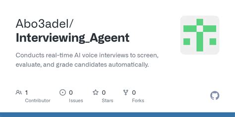 Github Abo3adelinterviewingageent Conducts Real Time Ai Voice