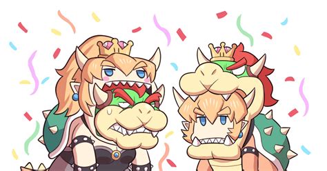 クッパ姫 Bowsette 4th Anniversary Haniwaのイラスト Pixiv