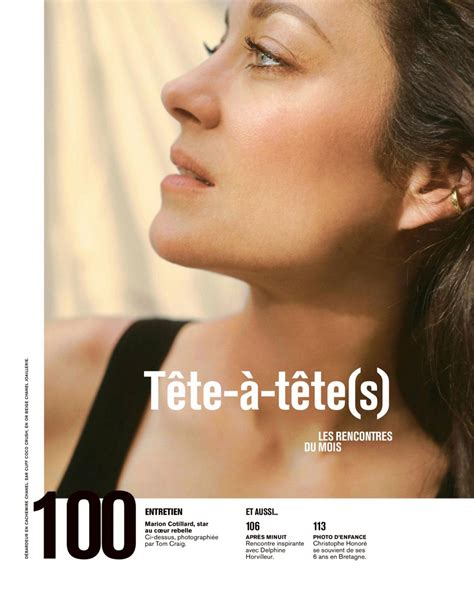 Marion Cotillard In Marie Claire Magazine France December 2022