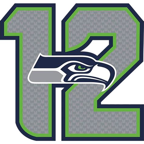 Seahawks 12th Man Logo Seattle Seahawks 12 Football Sign