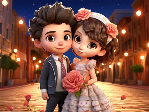 Couple Cartoon Image Wallpaper Hd 4k