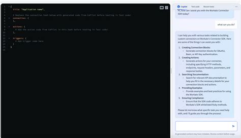 connector copilot workato docs