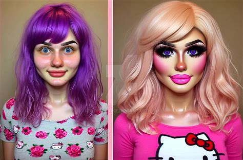 Feminist To Bimbo By Blondejoke On Deviantart