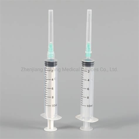 3 Part Disposable Syringe 10ml Luer Lock Luer Slip With Needle Eo