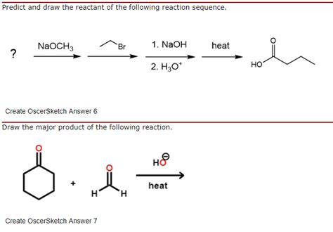 Solved Predict and draw the reactant of the following | Chegg.com