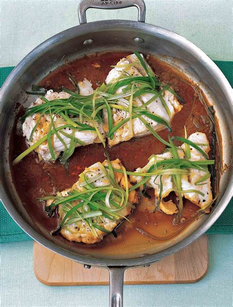 Steamed Cod With Ginger And Scallions Leites Culinaria