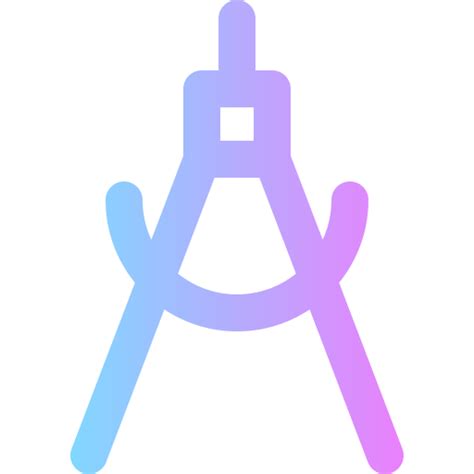 Compass Super Basic Rounded Gradient Icon Compass Super Basic Rounded Gradient Icon