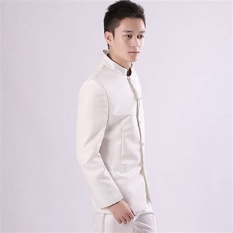 立领中山装男民国学生装男合唱演出表演服五四青年装民国风男装虎窝淘