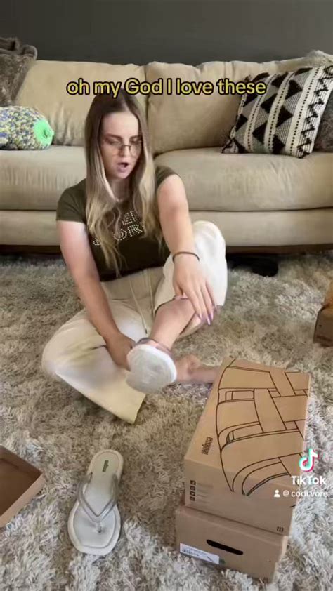 Codi Vore On Twitter Posting A Shoe Haul On Tiktok To Covertly