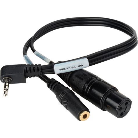 Sescom Iphoneipodipad Trrs To Xlr Mic And 35mm Iphone Mic 1ra
