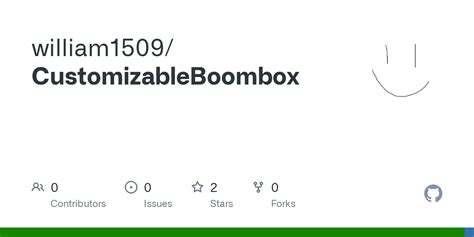 Github William1509customizableboombox