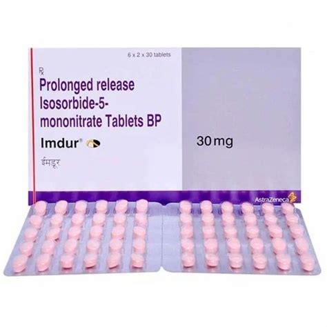 Imdur 30 Mg Tablets At Rs 943box Bhesan Surat Id 2854693447662