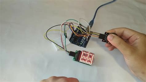 🤖proyecto Matriz Led Controlada Con Joystick Robot Uno