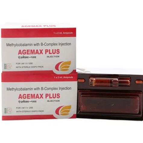 Agemax Plus Injections At ₹ 190 Pack Methylcobalamin Injection In Jabalpur Id 11562057848