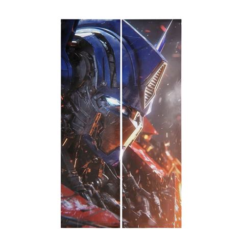 Transformers Door Curtain Temporary Insulation Cover Bold Graphic