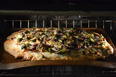 From Cup To Cup Roasted Brussels Sprouts And Bacon Pizza