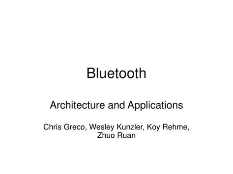 Ppt Bluetooth Powerpoint Presentation Free Download Id