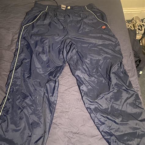 Nike Navy Track Pants Size Large Bought Recently On Depop