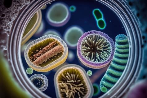 Premium AI Image AI Generated Medical Illustration Of Virus Bacteria