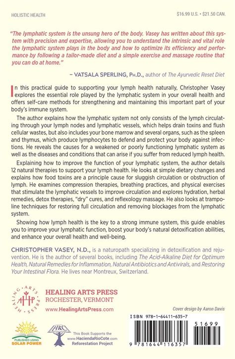 Lymph Health Book By Christopher Vasey Official Publisher Page Simon And Schuster